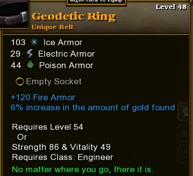 Geodetic Ring | Torchlight Wiki | Fandom