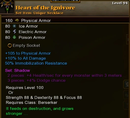 Heart of the Ignivore | Torchlight Wiki | Fandom