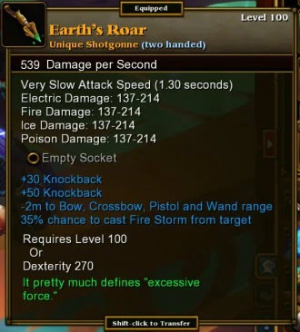 Earth's Roar | Torchlight Wiki | Fandom