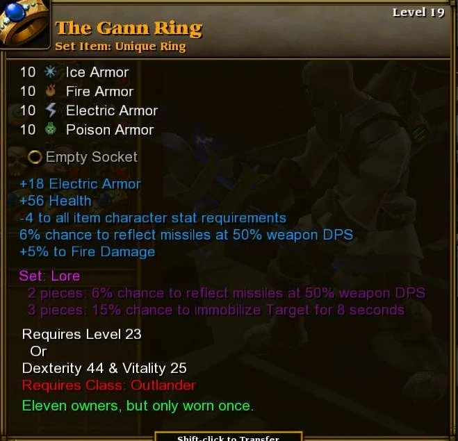 The Gann Ring | Torchlight Wiki | Fandom