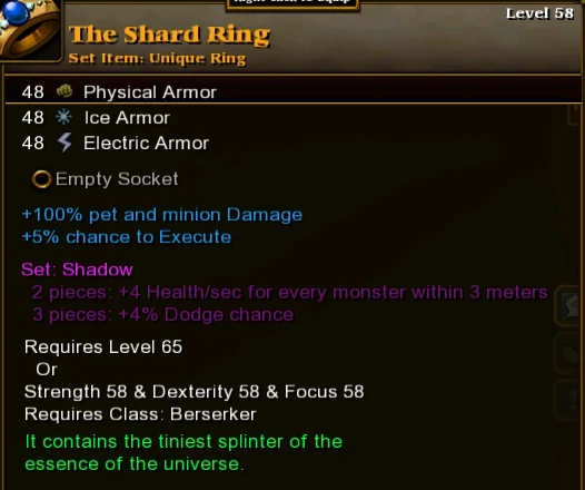 The Shard Ring | Torchlight Wiki | Fandom