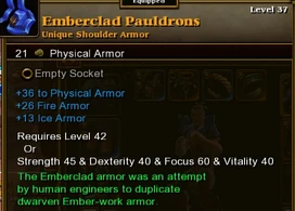 Emberclad Pauldrons | Torchlight Wiki | Fandom
