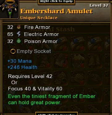 Embershard Amulet | Torchlight Wiki | Fandom