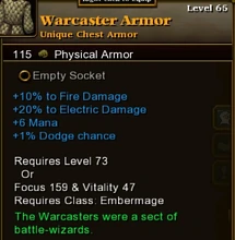 Warcaster Armor | Torchlight Wiki | Fandom