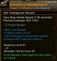Dwarven Skullpunch | Torchlight Wiki | Fandom