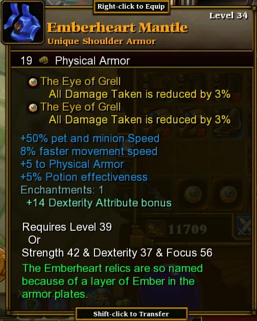 Emberheart Mantle | Torchlight Wiki | Fandom