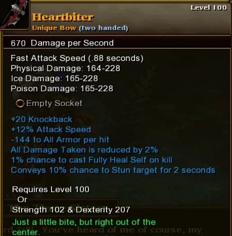 Heartbiter | Torchlight Wiki | Fandom