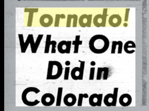 The Wray, Colorado and the Black Wolf Canyon, Colorado tornado families ...