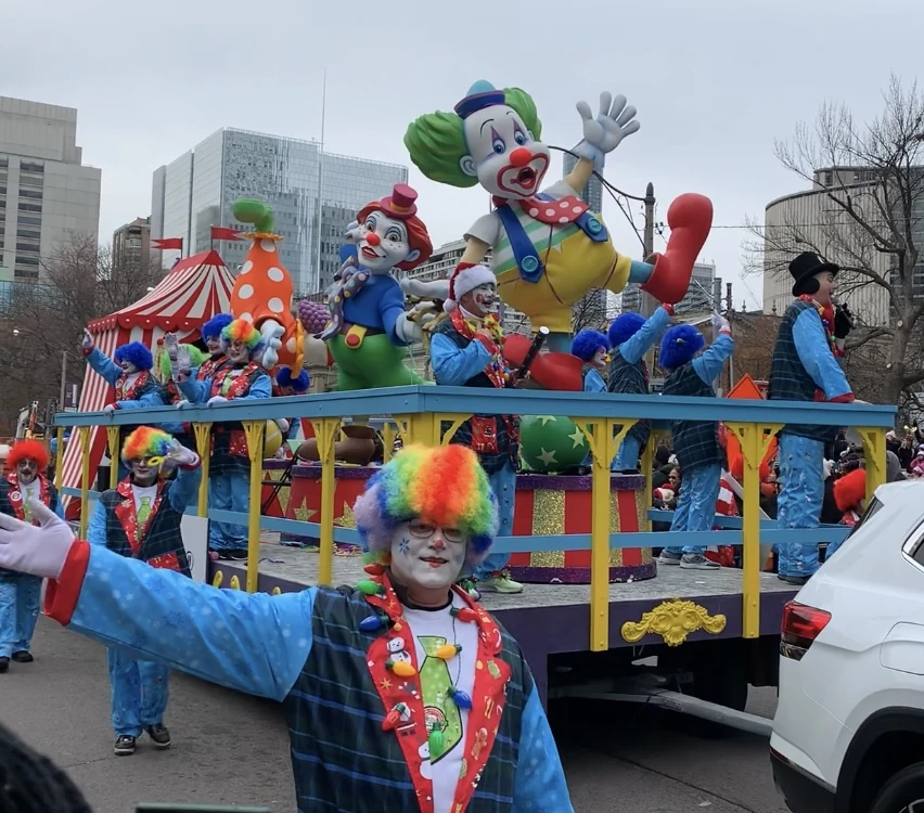 Celebrity Clowns (float) | Toronto Santa Claus Parade Wiki | Fandom