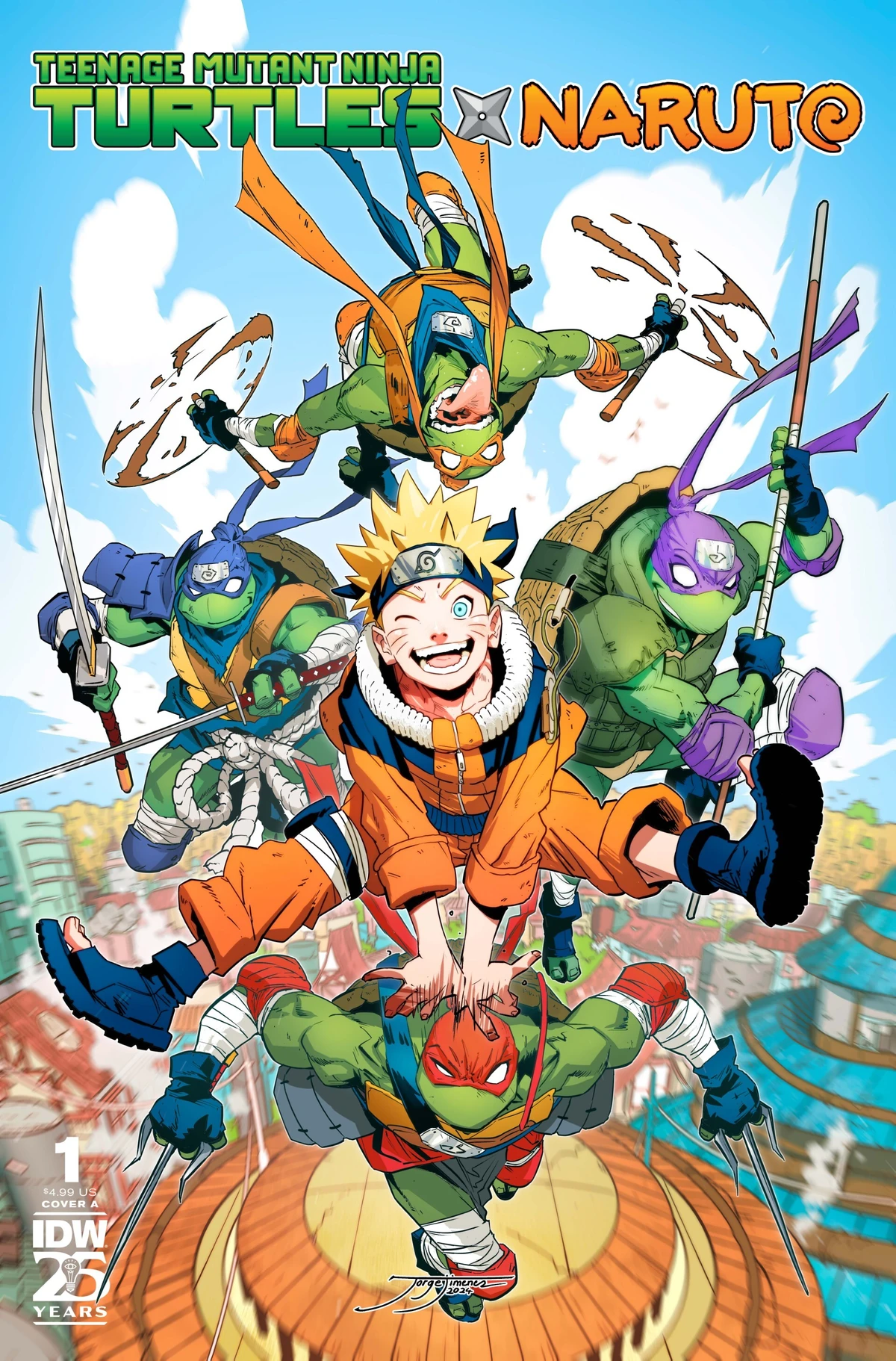 Teenage Mutant Ninja Turtles x Naruto Vol 1 1 | Tortuga Ninja Wiki | Fandom
