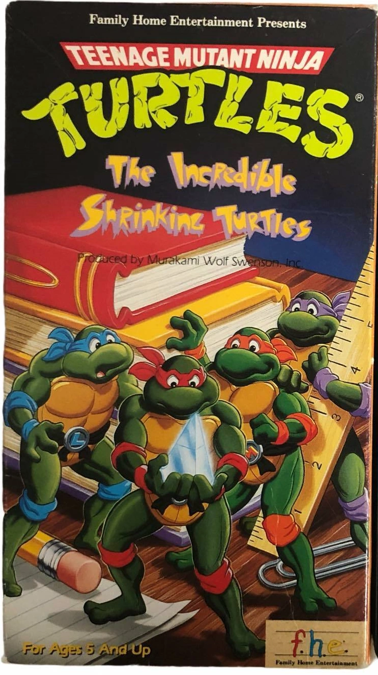 The Incredible Shrinking Turtles (VHS) | Tortuga Ninja Wiki | Fandom