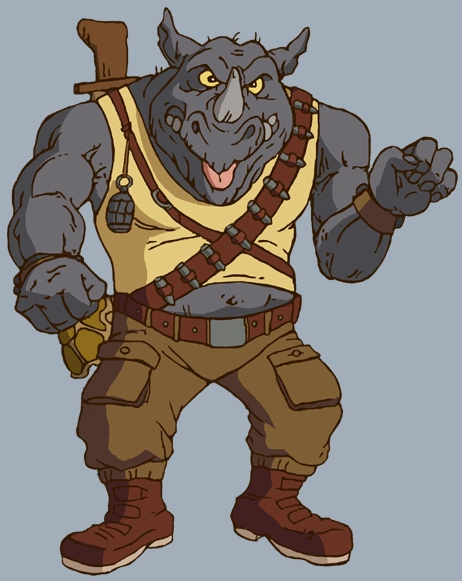 Rocksteady (TMNT 1987) | Tortuga Ninja Wiki | Fandom