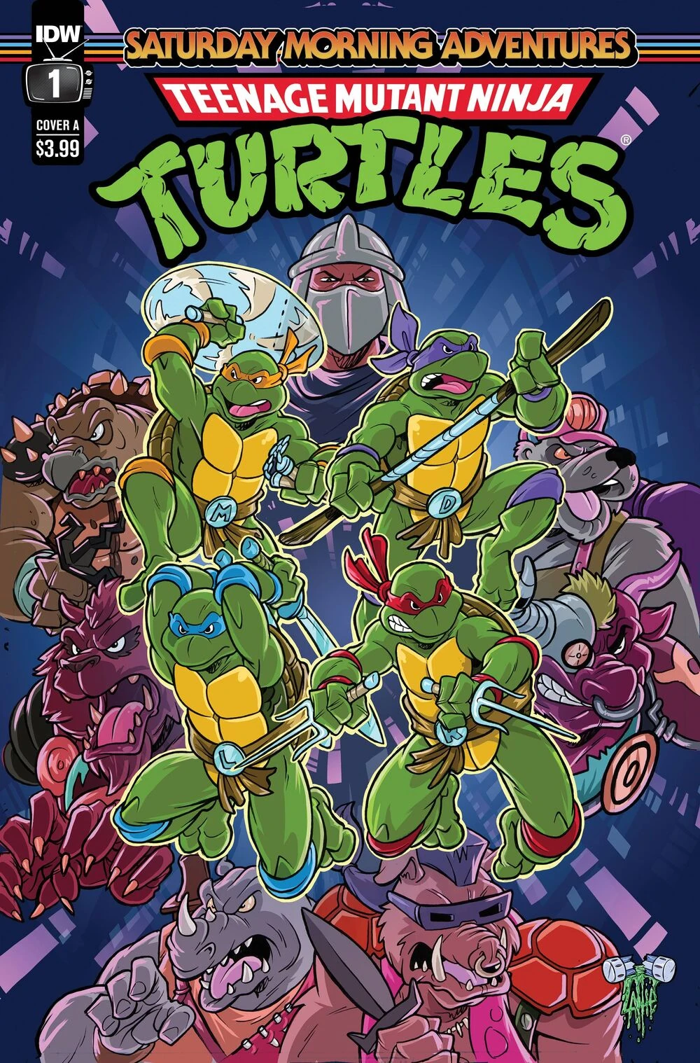 Teenage Mutant Ninja Turtles: Saturday Morning Adventures Vol 1 1 | Tortuga Ninja Wiki | Fandom