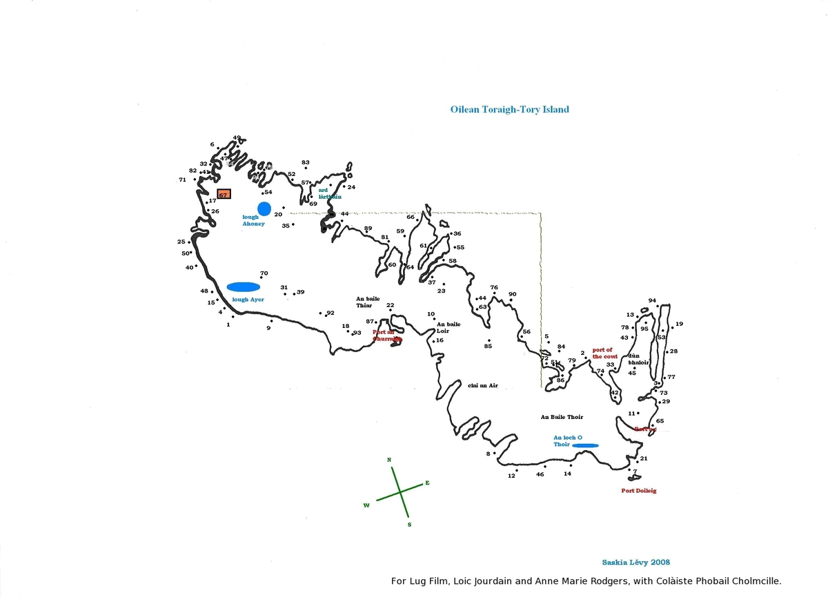 Map Tory by S.L | Tory Island Wiki | Fandom