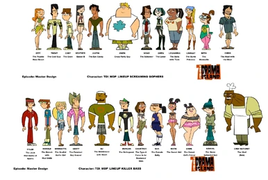 total drama characters pictures