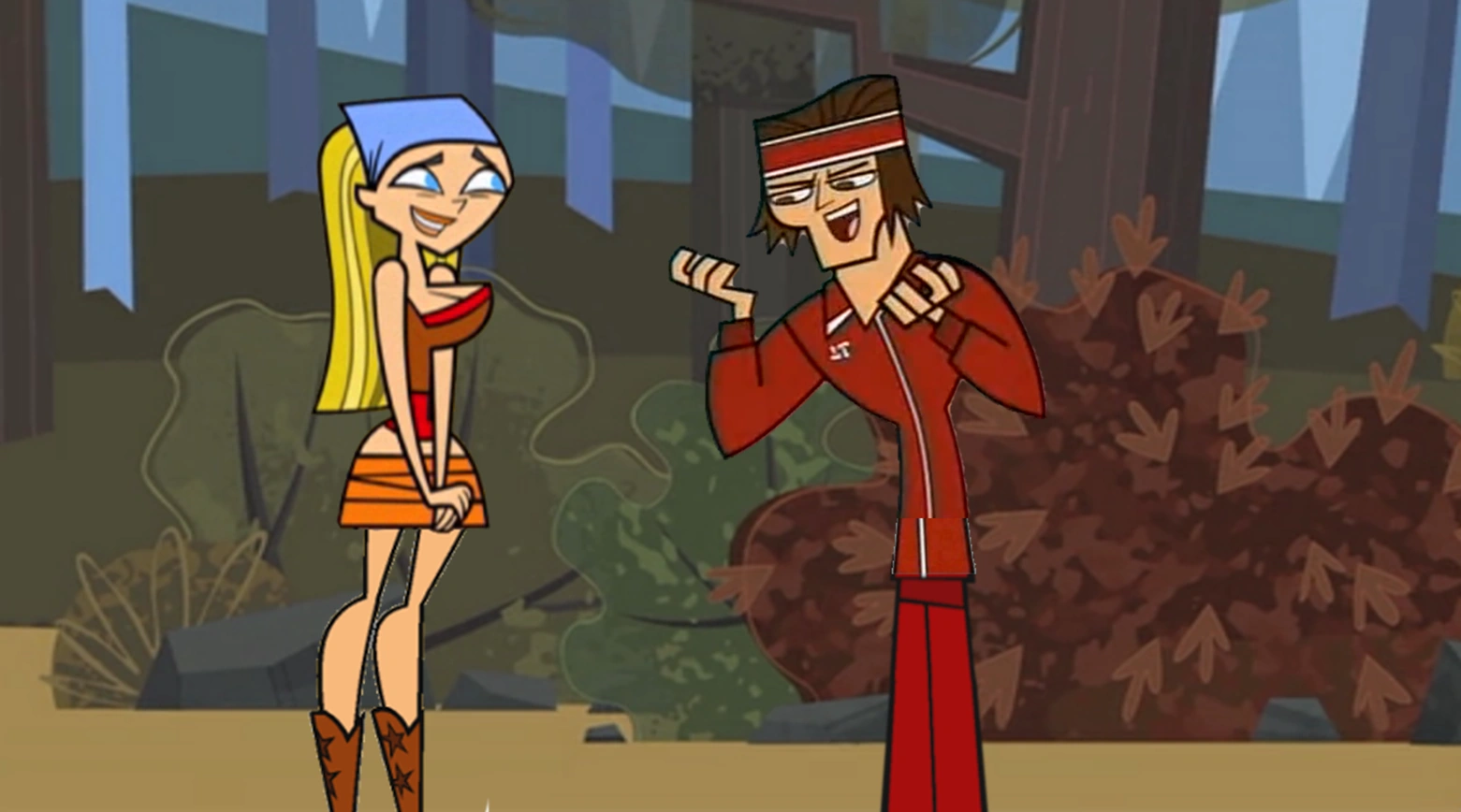 Total Drama Action Lindsay And Tyler