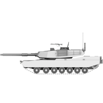 M1 Abrams Tank Drawing