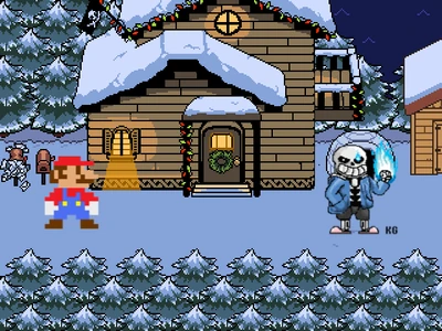 Paper Mario vs Sans | Total Warfare Fanon Wikia | Fandom