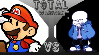 Paper Mario vs Sans | Total Warfare Fanon Wikia | Fandom