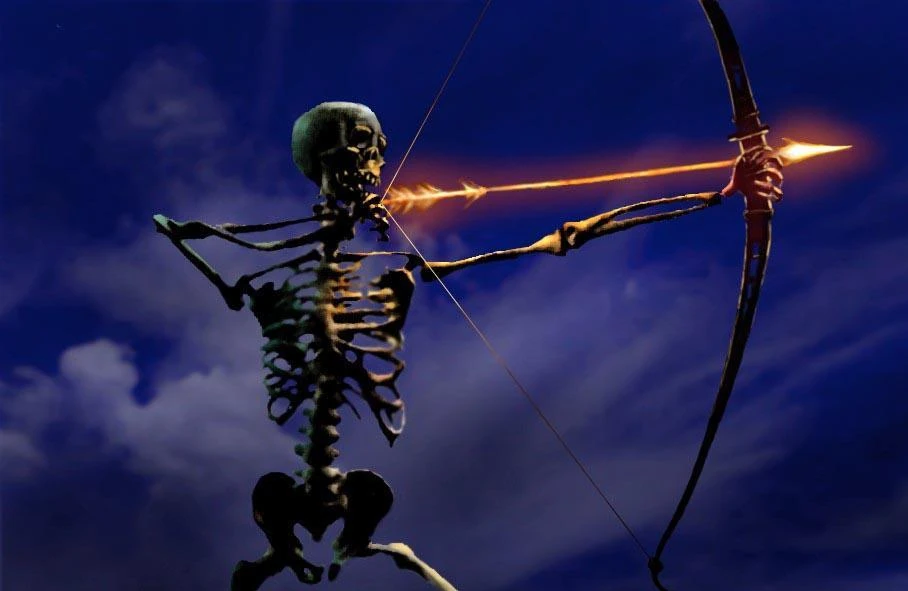 Minecraft Real Life Skeleton