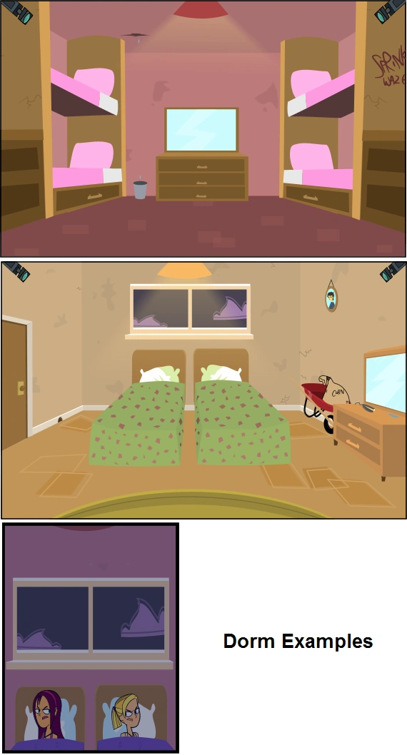 The Dorms | Total Drama Comic Wiki | Fandom