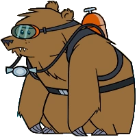 Scuba Bear | Total Drama Wiki | Fandom