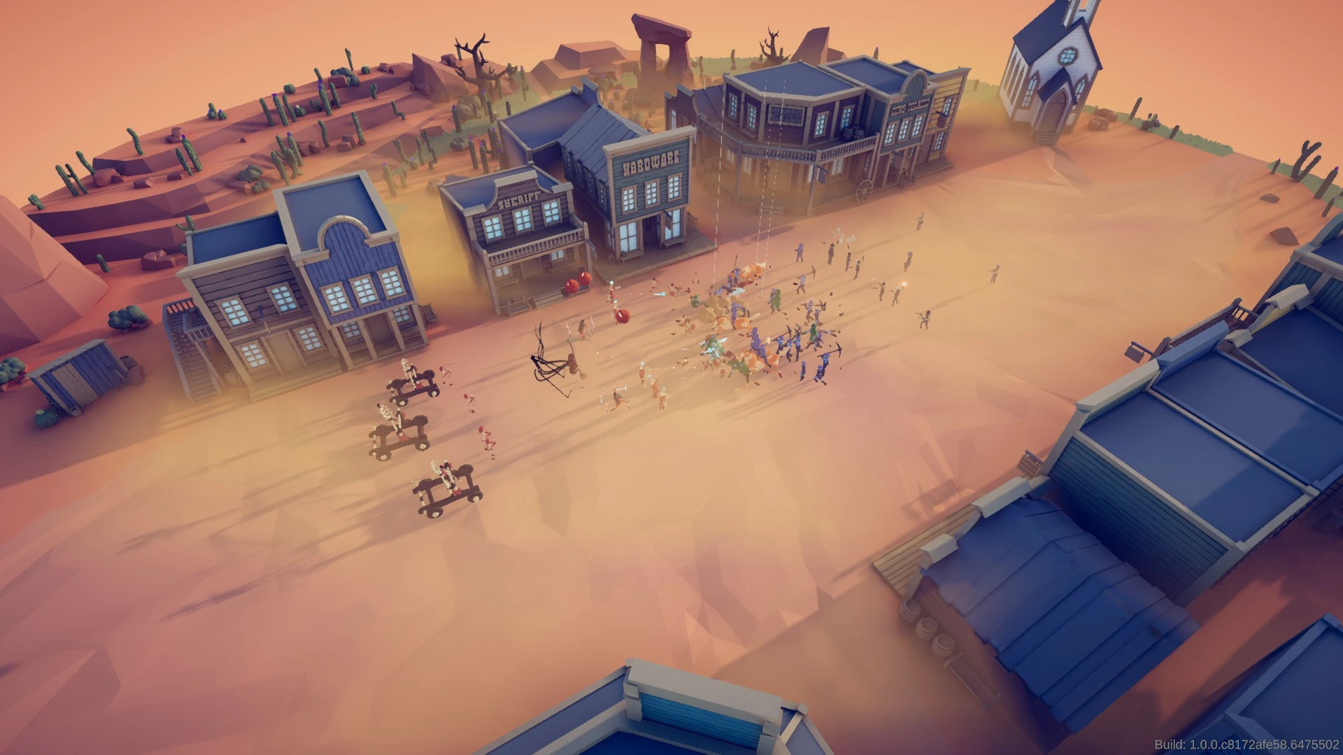 Wild West Town Map