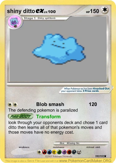 Shiny (Blue) Ditto | Total Pokemon Island Wiki | Fandom