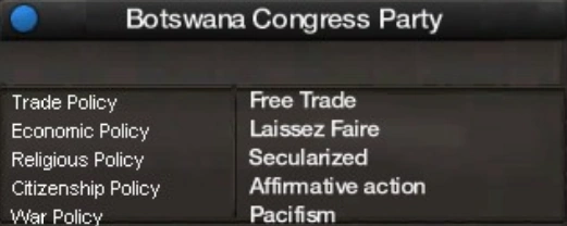 Botswana Congress Party | Historica Wiki | Fandom