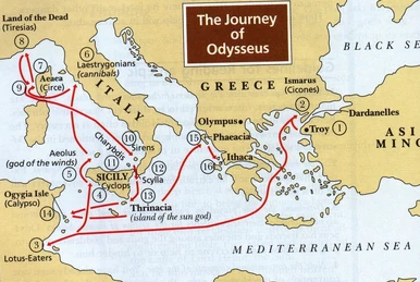 Cicones Map