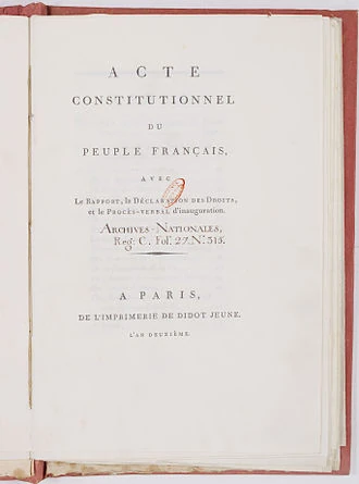 French Constitution of 1793 | Historica Wiki | Fandom