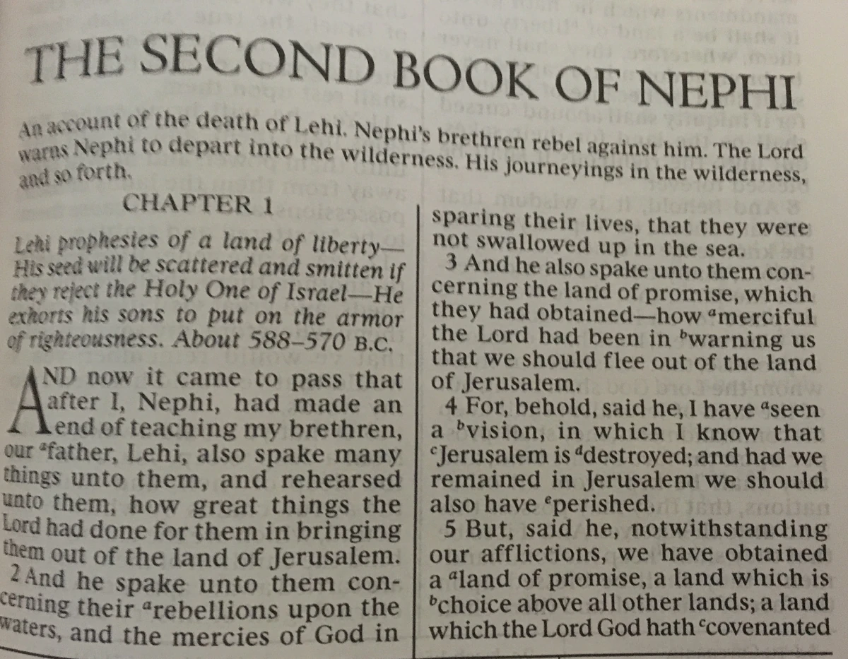 Second Nephi | Historica Wiki | Fandom