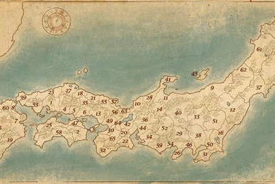 Total War Shogun 2 Resource Map