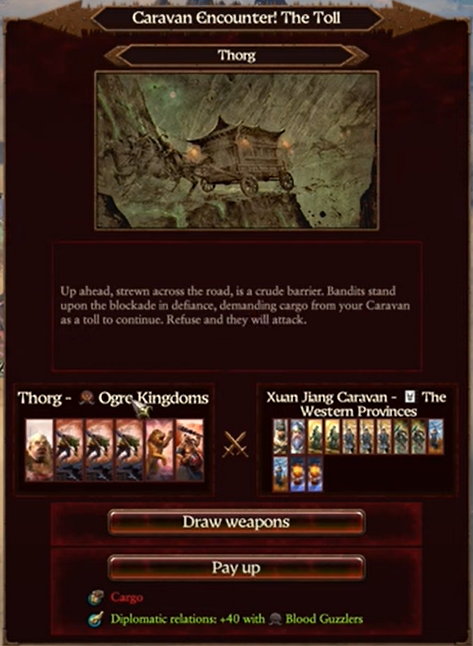 Caravan Encounter! The Toll - Total War: WARHAMMER Wiki