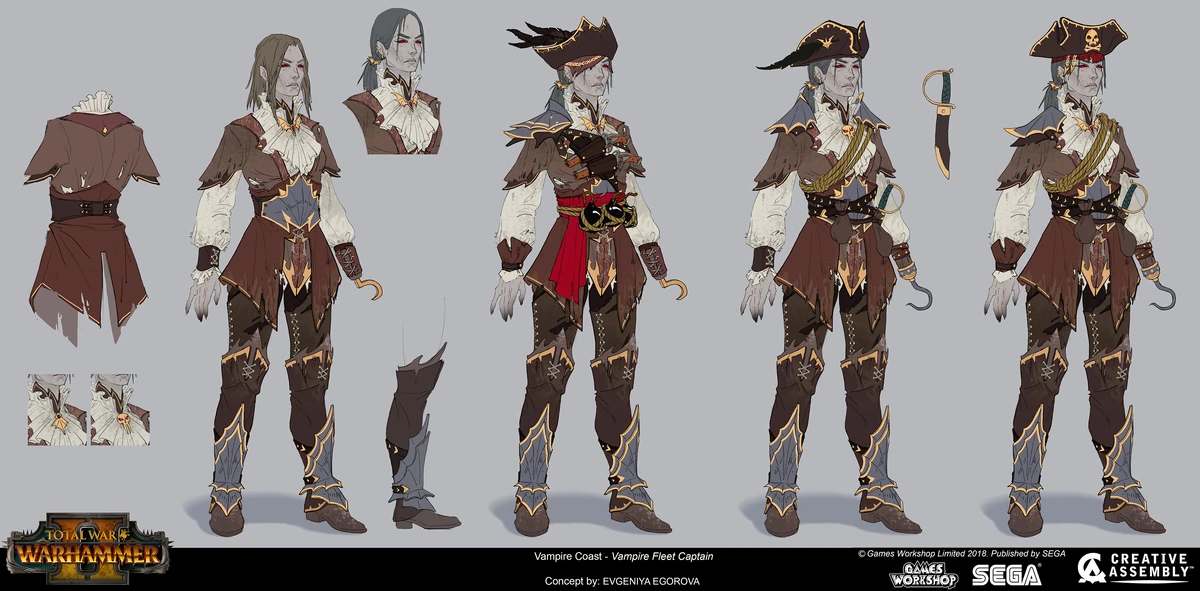 Vampire Fleet Captain (Deep) - Total War: WARHAMMER Wiki