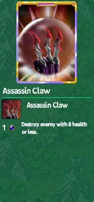 Assasin Claw | Totemica: Esper Chronicles Wiki | Fandom