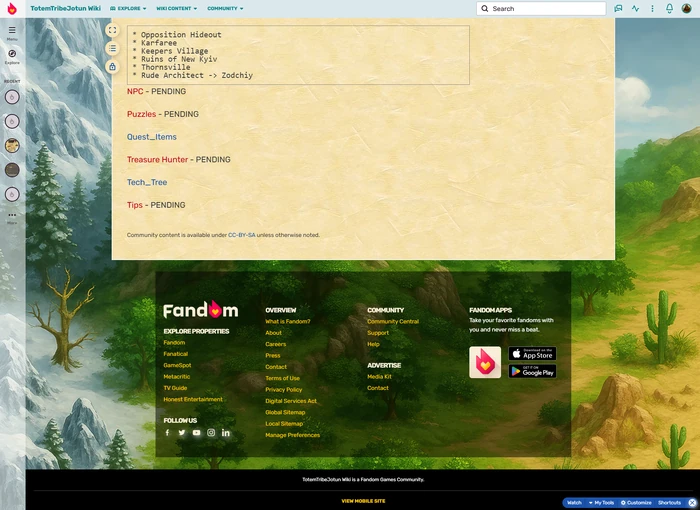 Wiki Theme Proposal | TotemTribeJotun Wiki | Fandom