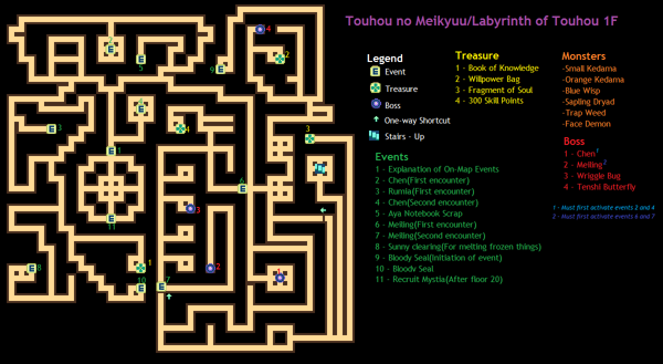 Labyrinth of Touhou: 1F | Touhou Wiki | Fandom