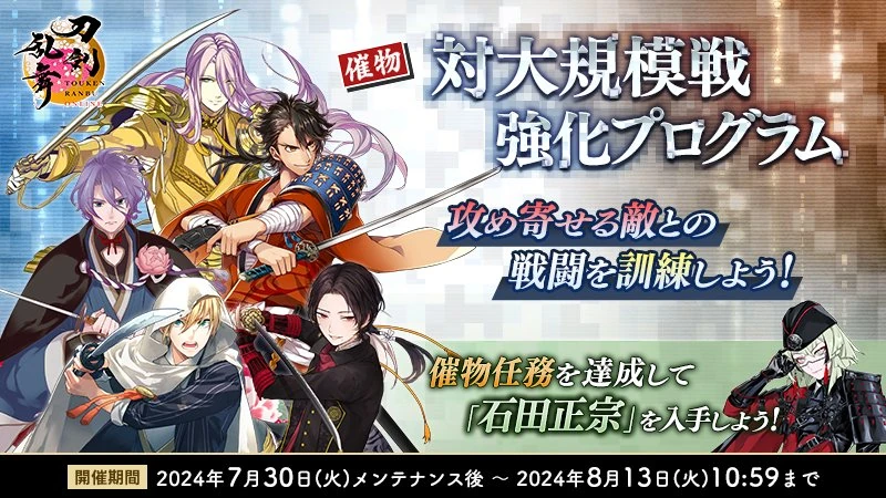 Large-scale Warfare Strengthening Programme | Touken Ranbu Wiki | Fandom