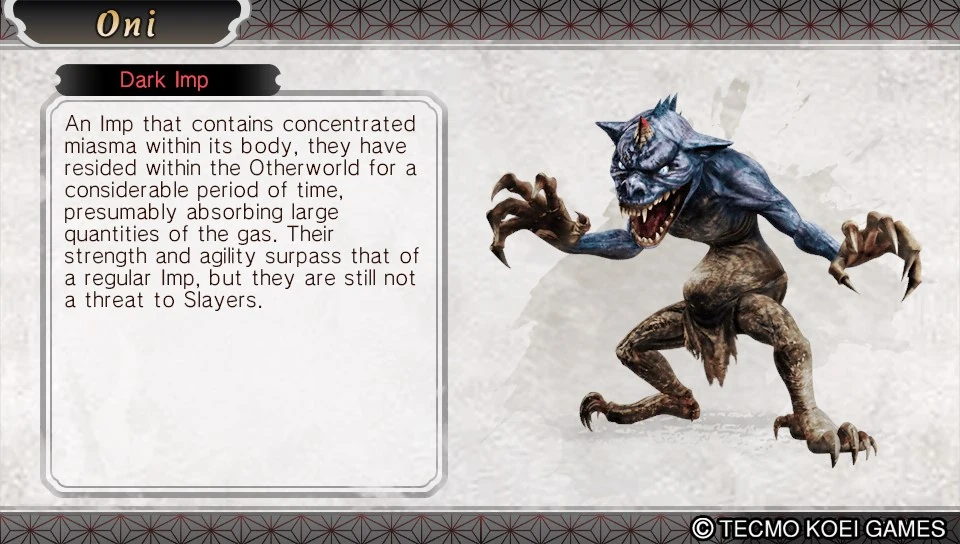 Dark Imp | Toukiden Wiki | Fandom
