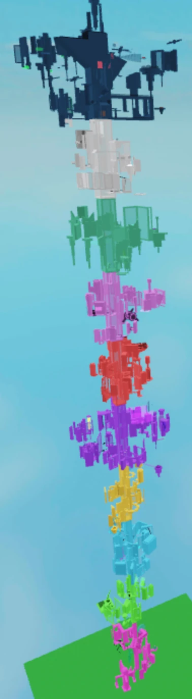 Tower of Comically Tall Pole Climbing | Arc's Community Towers of Hell ...