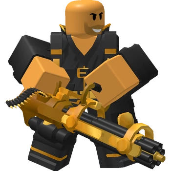 Golden Minigunner | Tower Defense Simulator Wiki | Fandom