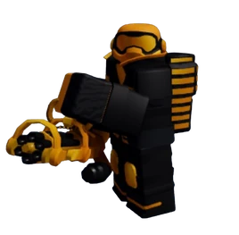 Golden Minigunner | Tower Defense Simulator Battlefield Wiki | Fandom