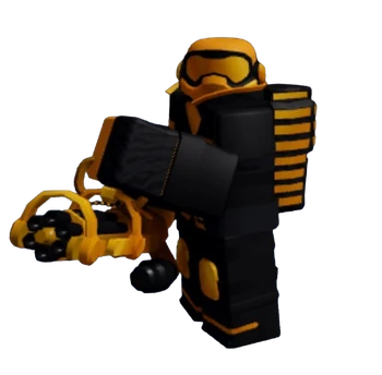 Golden Minigunner | Tower Defense Simulator Battlefield Wiki | Fandom