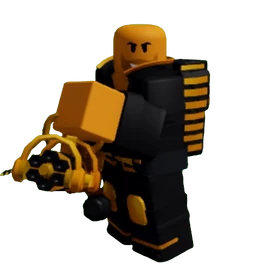Golden Minigunner | Tower Defense Simulator Battlefield Wiki | Fandom