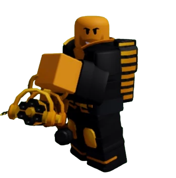 Golden Minigunner | Tower Defense Simulator Battlefield Wiki | Fandom