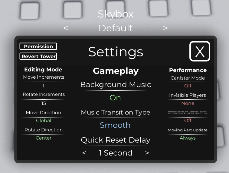 Settings | Tower Creator Wiki | Fandom
