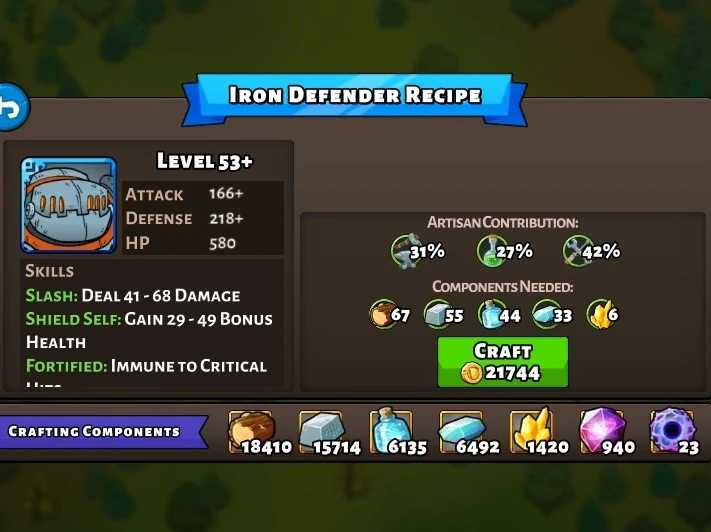 Iron Defender | Tower Keepers Wiki | Fandom