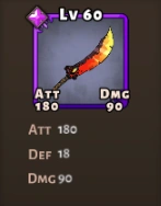 Flaming Great Scimitar | Tower Keepers Wiki | Fandom