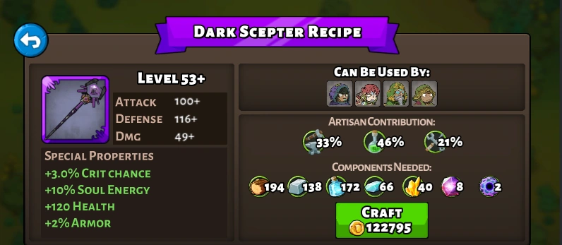 Dark Scepter | Tower Keepers Wiki | Fandom